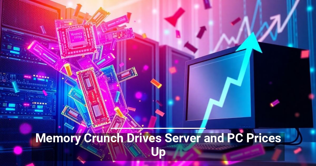 Memory Crunch Drives Server and PC Prices Up | Cyber Solutions, LLC